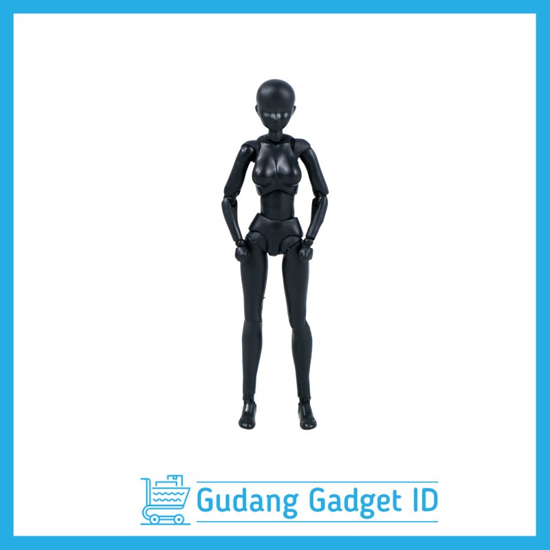 Jual Action Figure Body Kun DX Set Mannequin Shf Toy Female - Black ...