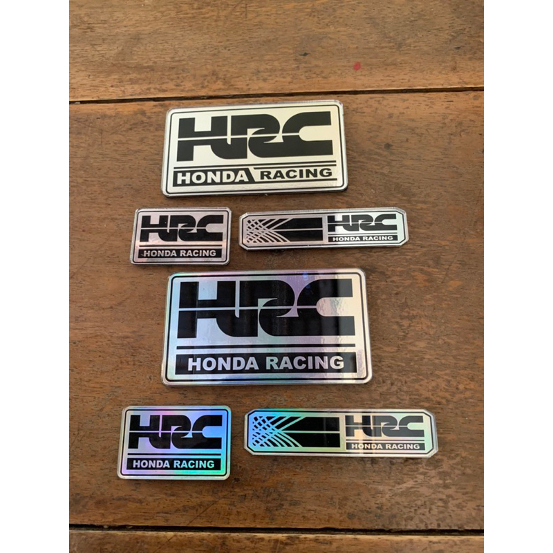 Jual emblem hugger/airblade HRC pack isi 3 model acrilic | Shopee Indonesia