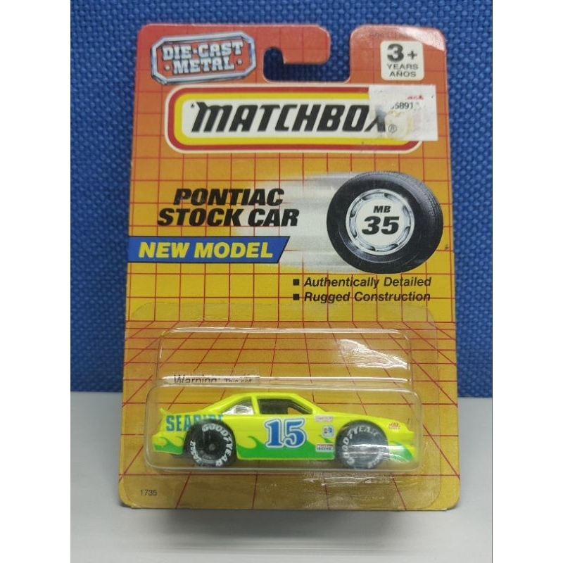 Jual Matchbox Pontiac Grand Prix Stock Car (MB238) Yellow light No. 15 ...
