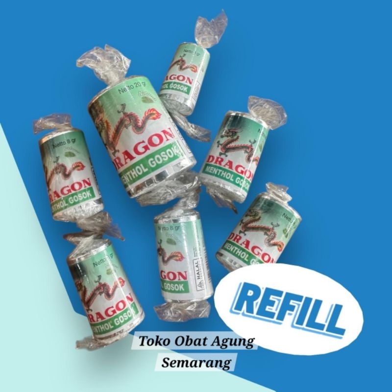 Jual Obat Gosok Menthol Cap Dragon (Refill) Los SP (8 gr) | Shopee ...