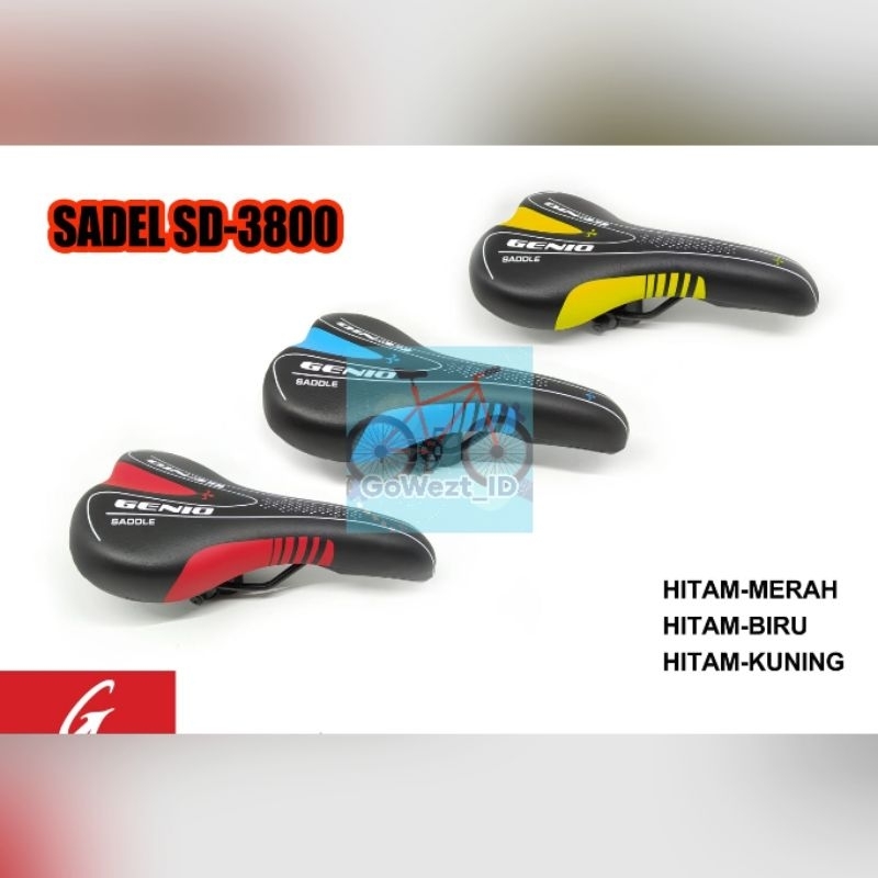 Jual Sadel Saddle Jok Sepeda SD-3800 GENIO Lipat BMX Fixie Mini MTB ...