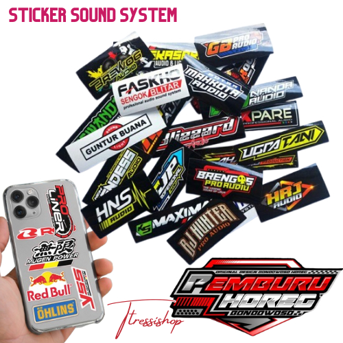 Jual Sticker Sound System Viral Brewok Brengos AUDIO Isi 25 Pcs STIKER HOREG | STICKER SOUND ...