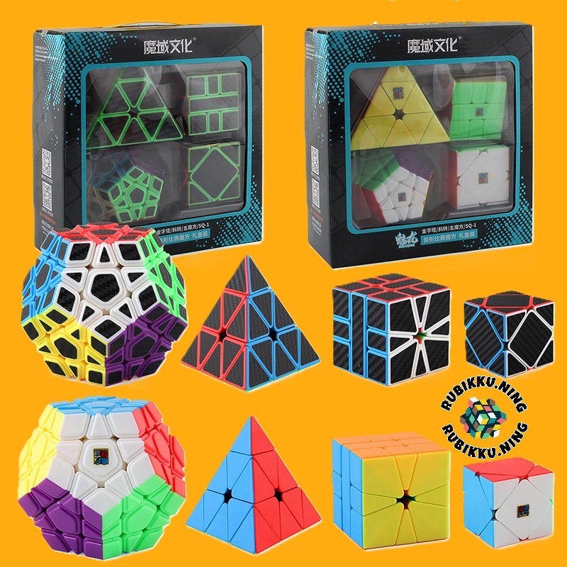 Jual Mainan Anak Paket Puzzle Kubus Teka Teki SQ1 Megaminx Skewb ...