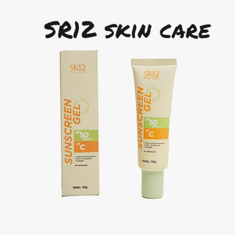 Jual Sunscreen Gel SR12 30G Spf 50 Membantu Melindungi Kulit Dari ...