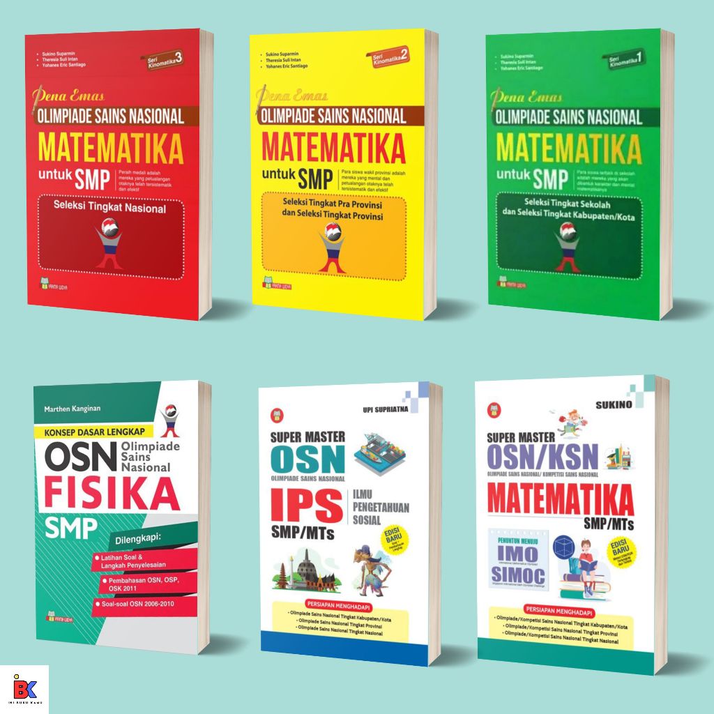 Jual Buku OSN/KSN/Olimpiade Matematika Jilid 1/2/3/Fisika/IPS SMP | Shopee Indonesia