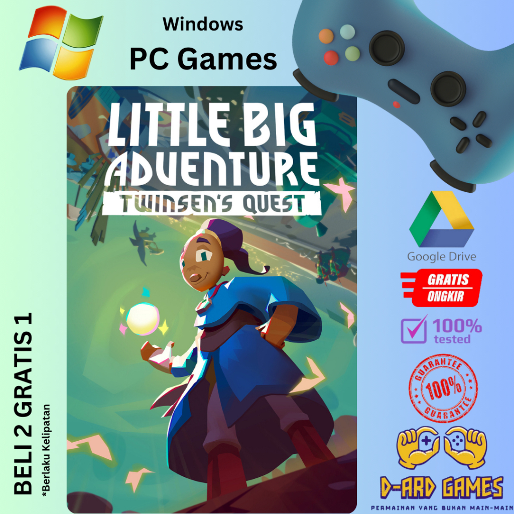 Jual Windows PC Games - Little Big Adventure Twinsens Quest | Shopee ...