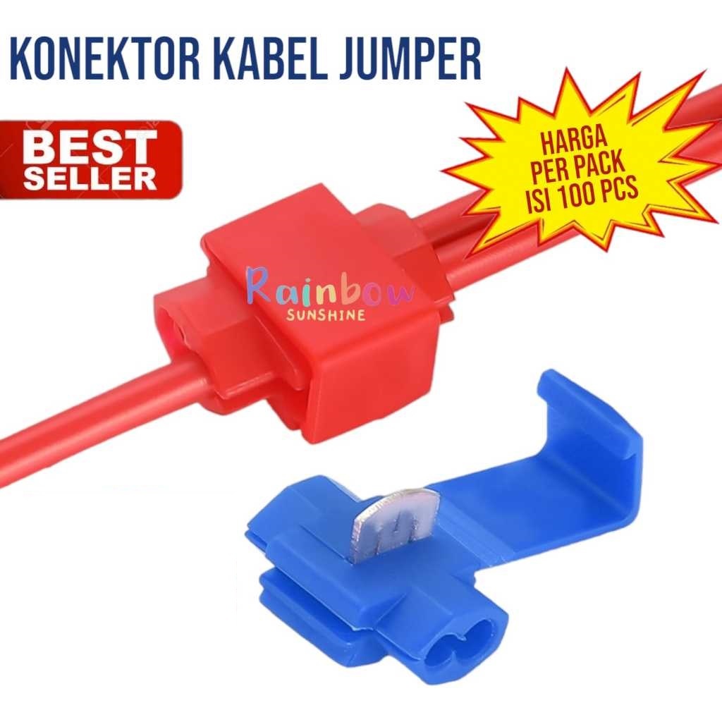 Jual Konektor Klip Kabel Jumper Scotch Lock Penyambung Pengaman Kabel ...