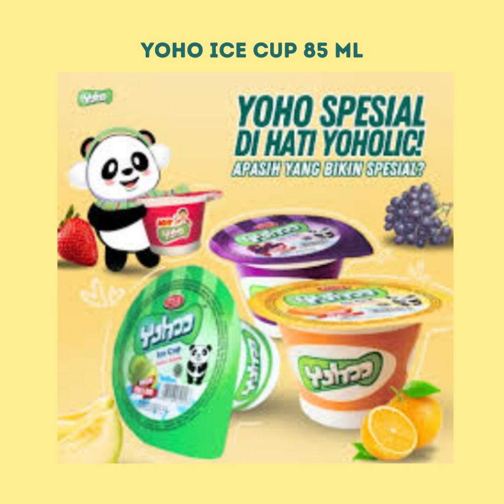 Jual Minuman+Es Cup Yoho 85 cup/Dos | Shopee Indonesia