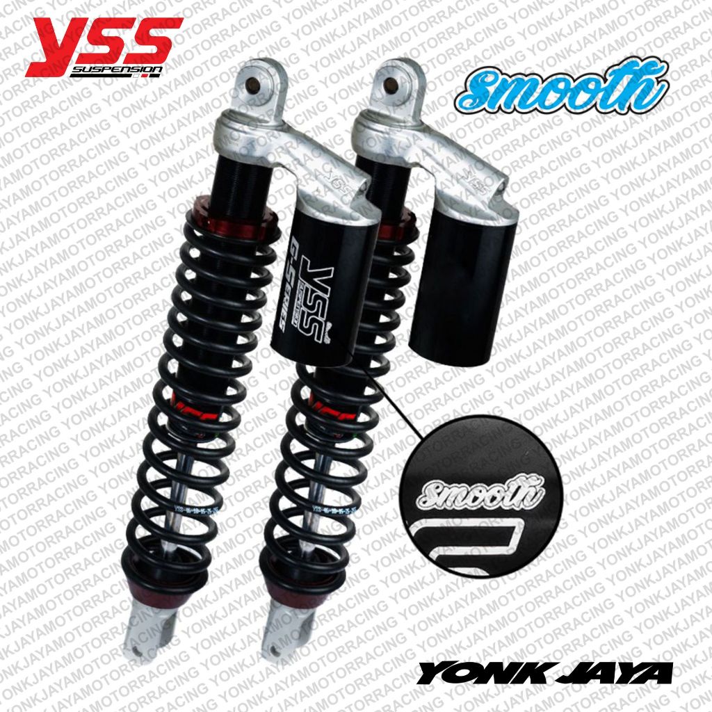Jual SHOCK YSS G-SERIES SMOOTH ADV 160 TC302-395T BLACK/BLACK/BLACK | Shopee Indonesia