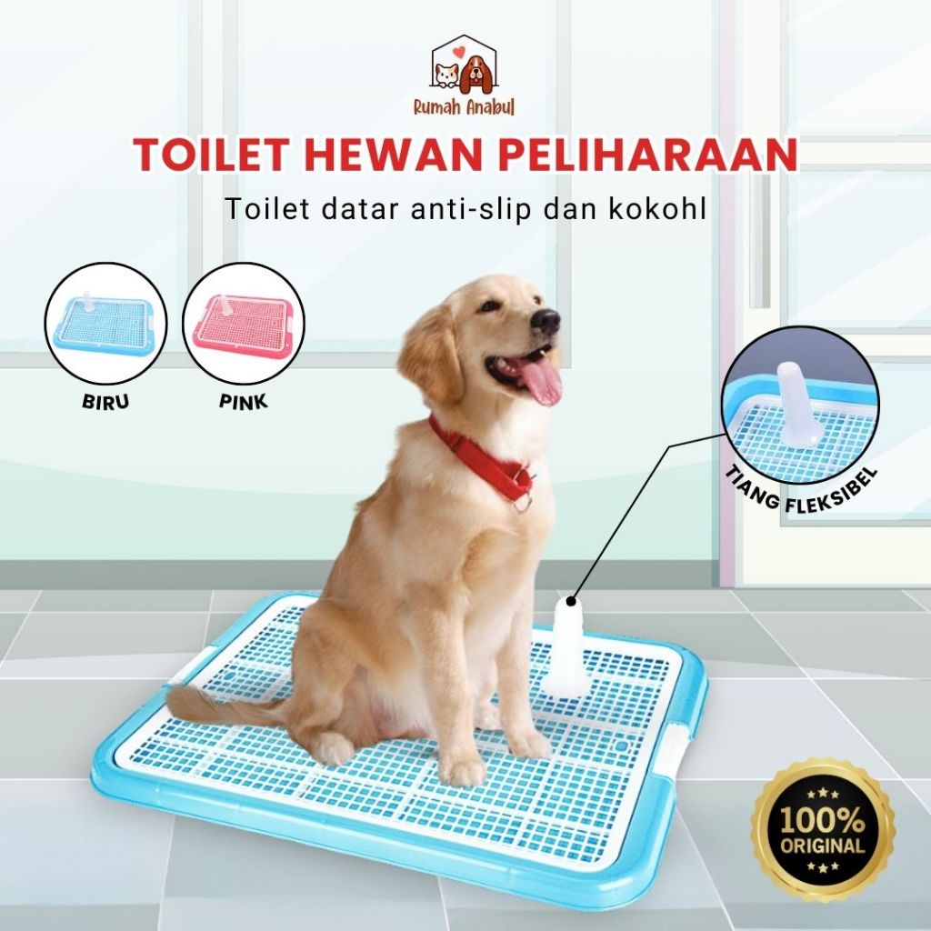Jual Pet Toilet Anjing Dog - POTTY Pad Pee Poop - Pet Toilet Training ...