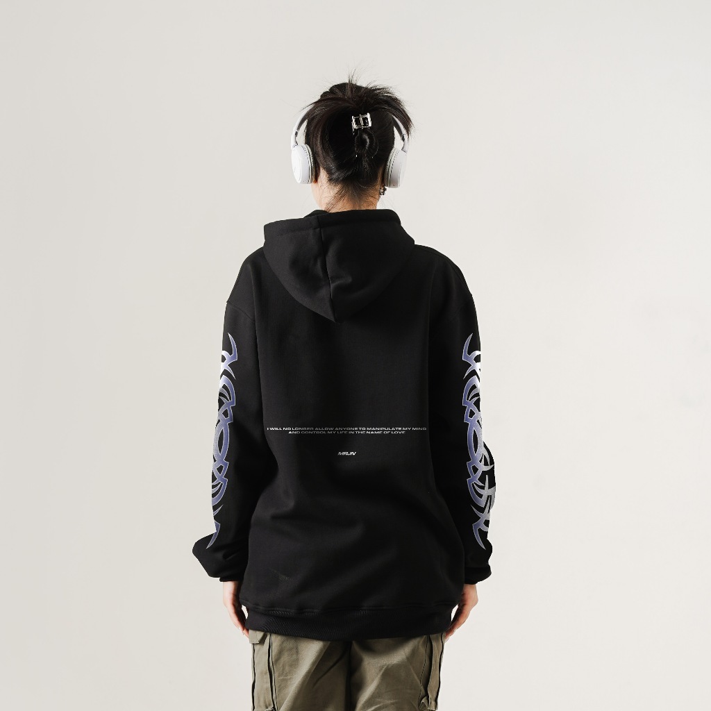 Jual PROOF X MRJN - Black Hoodie Miguel | Shopee Indonesia