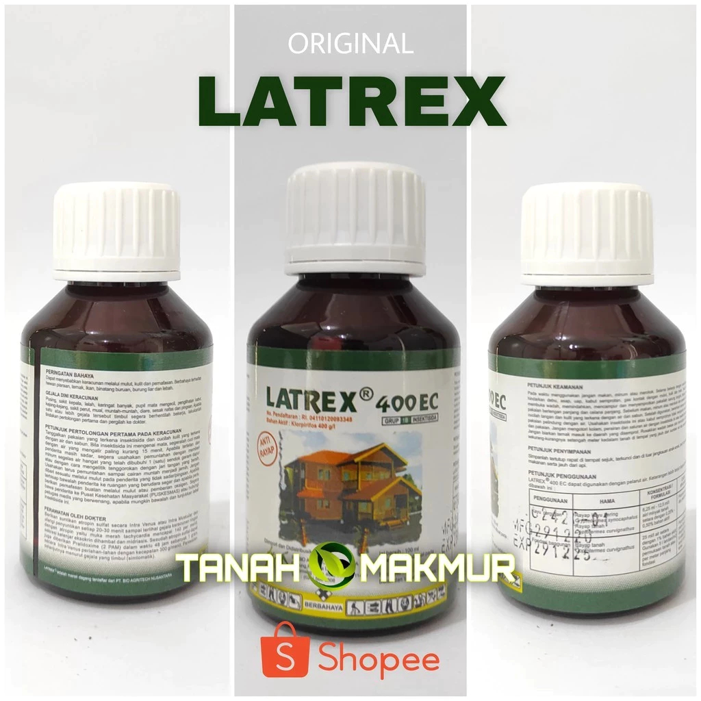 Jual OBAT RAYAP PALING AMPUH LATREX 400 EC ANTI RAYAP KAYU TANAH ...