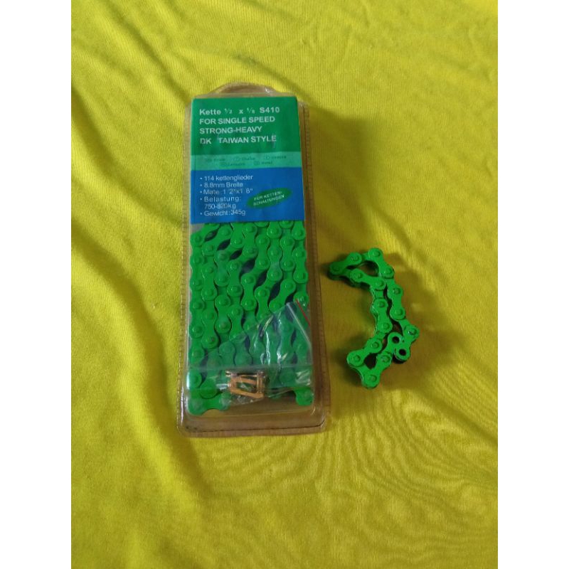 Jual Rantai Hijau Sepeda Lowrider BMX Cruiser Fixie | Shopee Indonesia