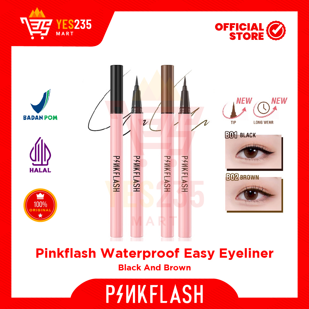 Jual PINKFLASH - WATERPROOF EASY EYELINER ( PF-E01) | Shopee Indonesia