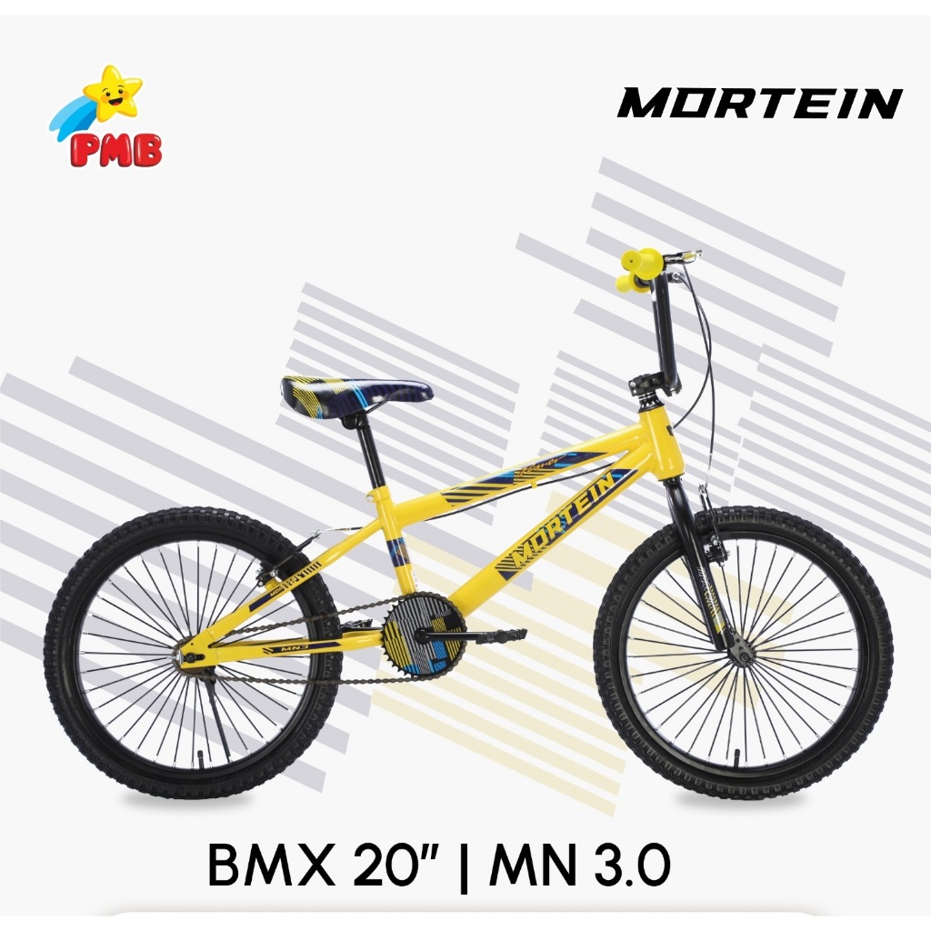 Jual Sepeda Anak Laki PMB BMX MORTEIN MN 3.0 Ukuran 20 Inch Ban 2.40 ...
