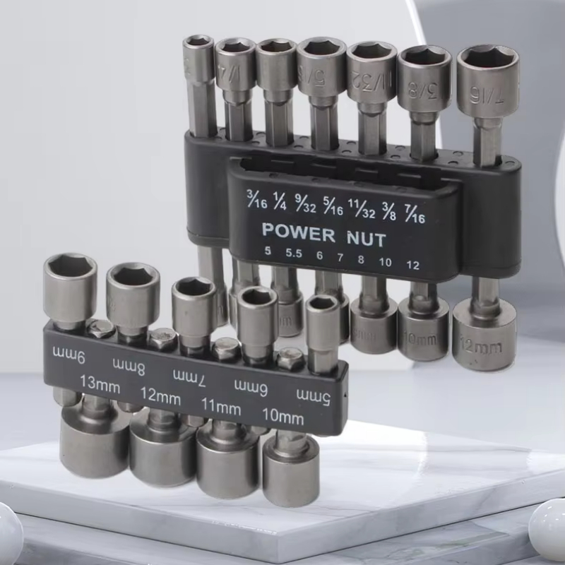 Jual KONEKTOR SOCKET 1/4 INCH 6.35MM HEXAGONAL ROOFING SCREWDRIVER ...