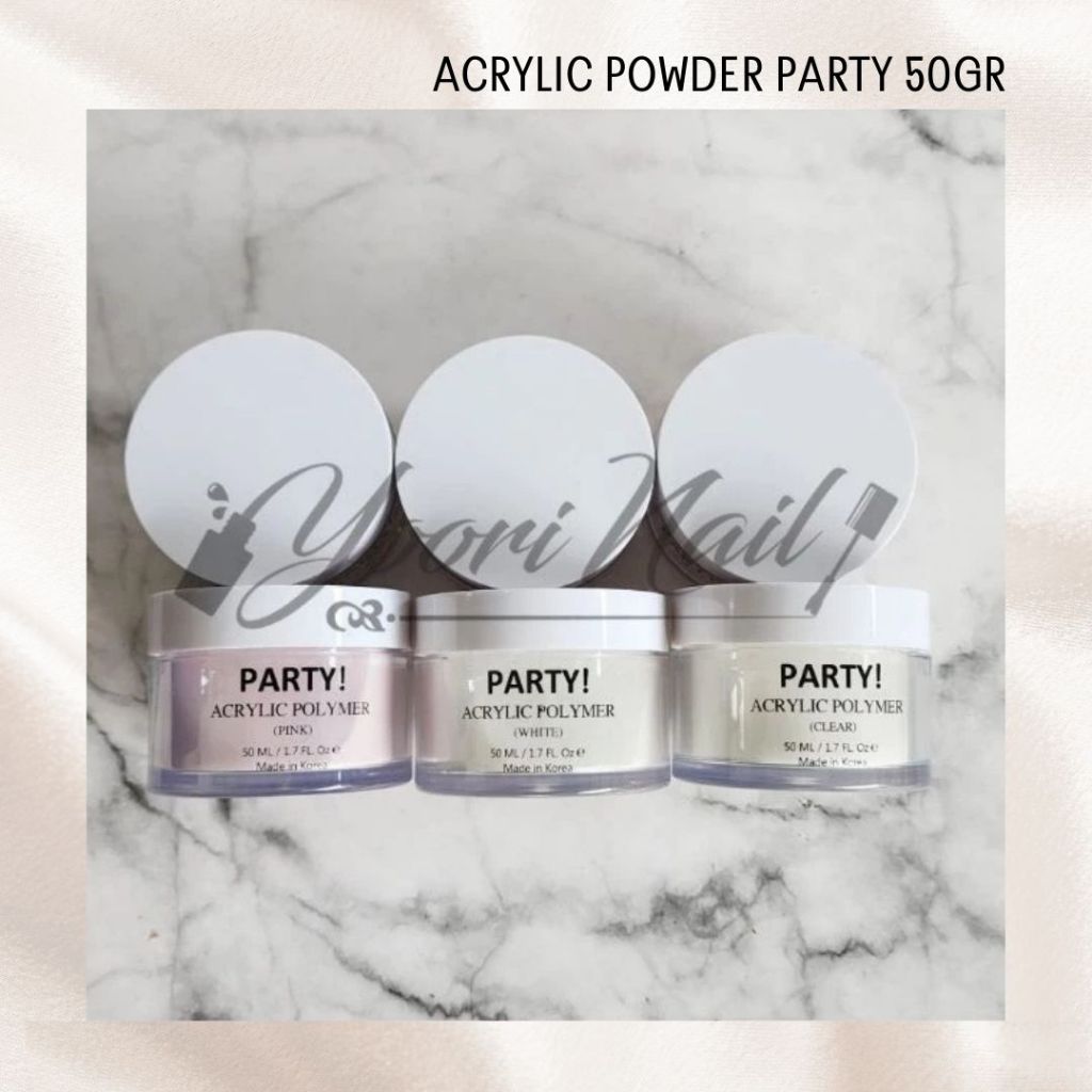 Jual PARTY Acrylic powder bubuk acrylic bubuk 3d party halal acrylic ...