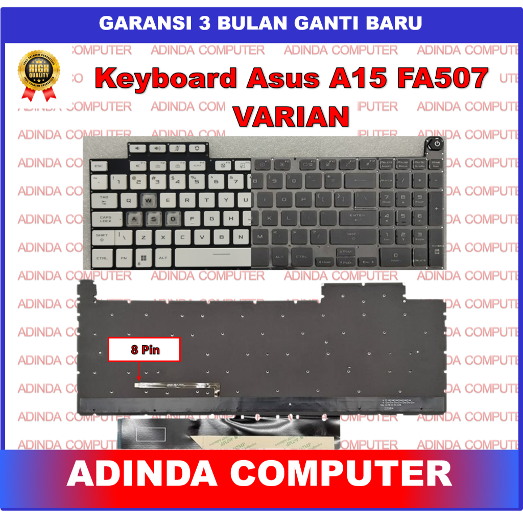 Jual Keyboard ASUS TUF Gaming A15 FA507 FA507RR FA707 FA707R FX507 ...