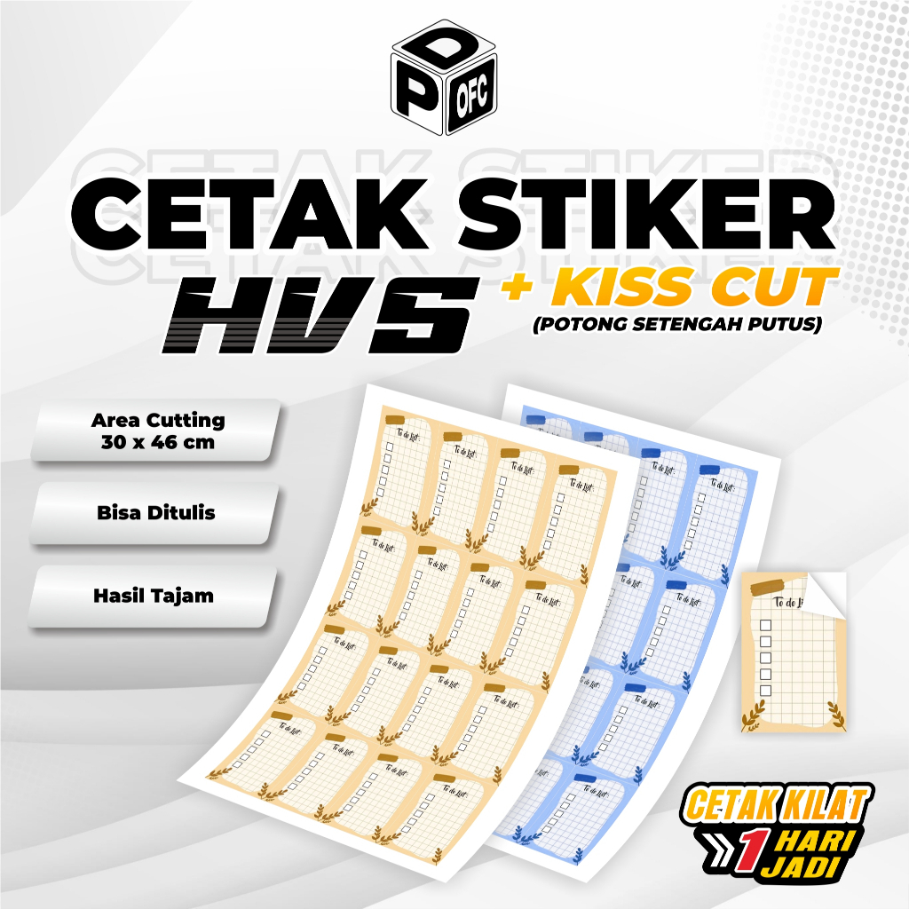 Jual CETAK STIKER HVS A3+ KISS CUT | STIKER CUTTING SETENGAH PUTUS | STIKER LABEL MURAH | Shopee ...