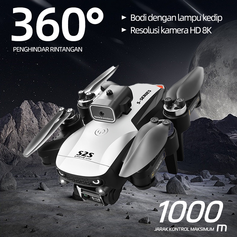 Jual S2S Drone kamera jarak jauh fotografi udara profesional murah dual camera drone premium ...