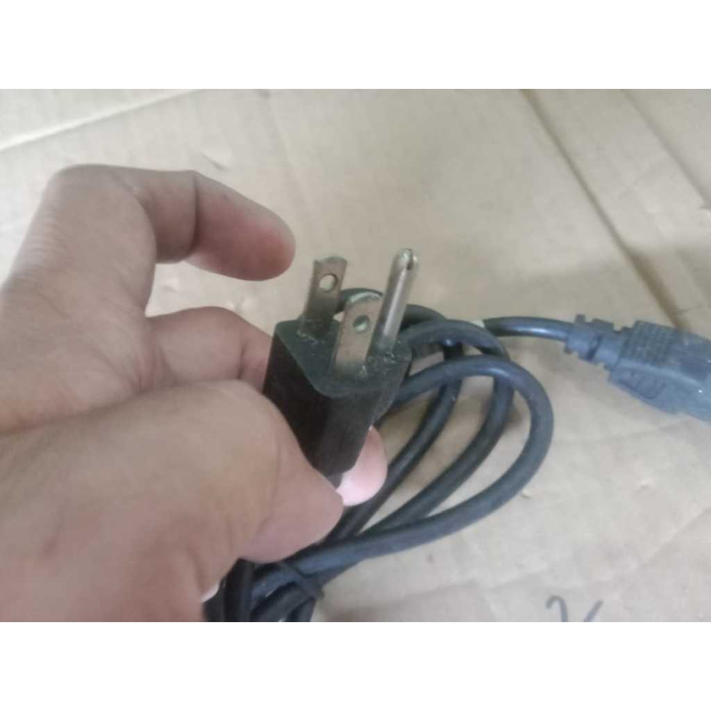 Jual Kabel Power ori Pc 3 Kaki TEBAL Jack KECIL PIPIH Kabel listrik ...