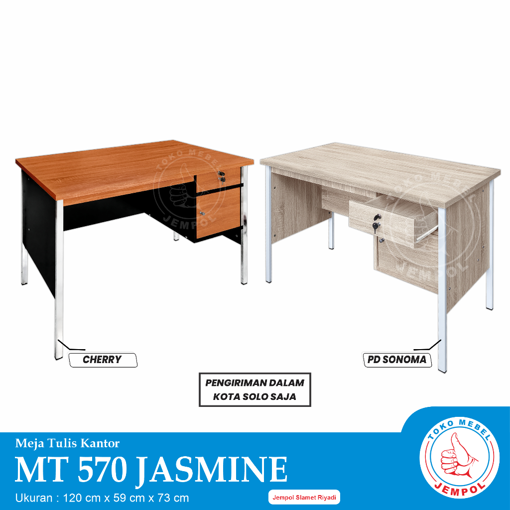 Jual Meja Tulis MT 570 Jasmine / Meja Kasir Minimalis / Meja Kantor ...
