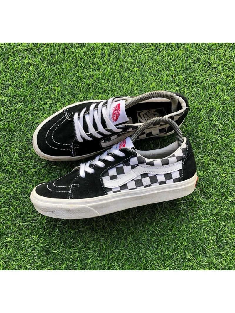 Jual Vans Sk8 Low Checkerboard Size 39 Original Second | Shopee Indonesia