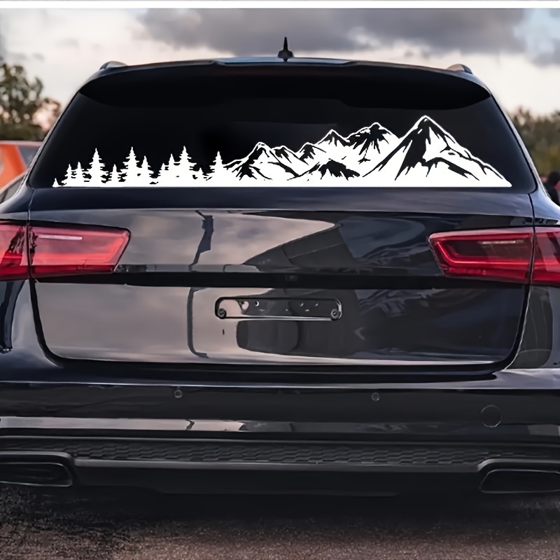 Jual Stiker Vinil Pemandangan Gunung & Hutan Besar untuk Mobil, Truk ...