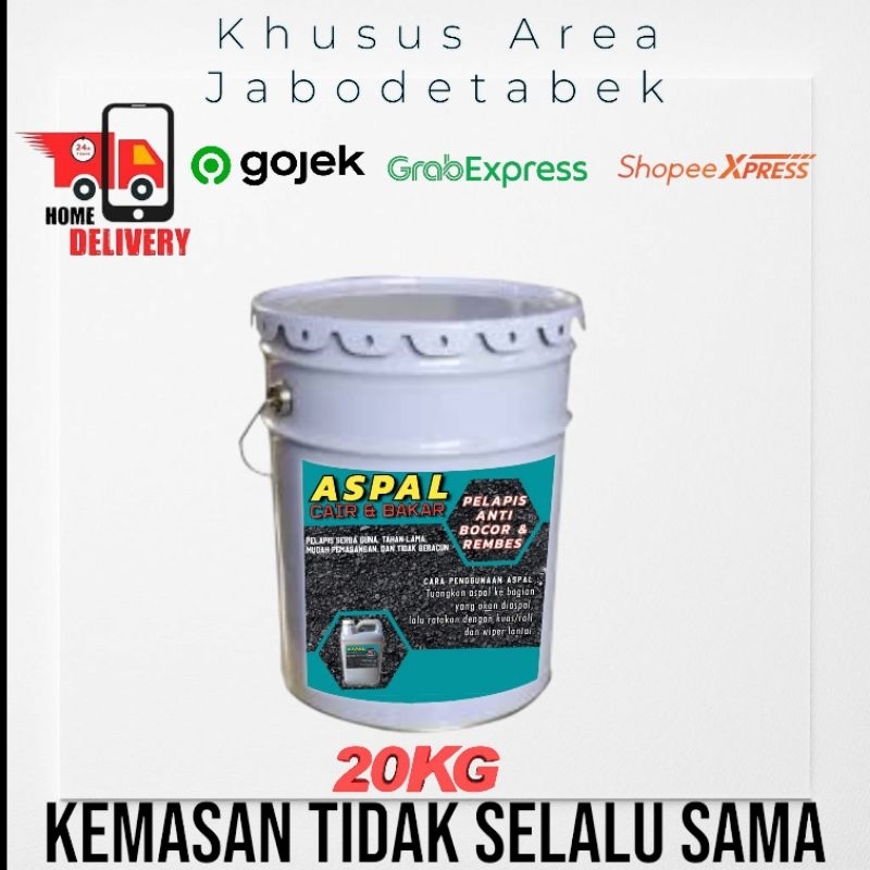 Jual Premium Aspal Cair Waterproofing 20Kg PELAPIS anti bocor 100% original | Shopee Indonesia