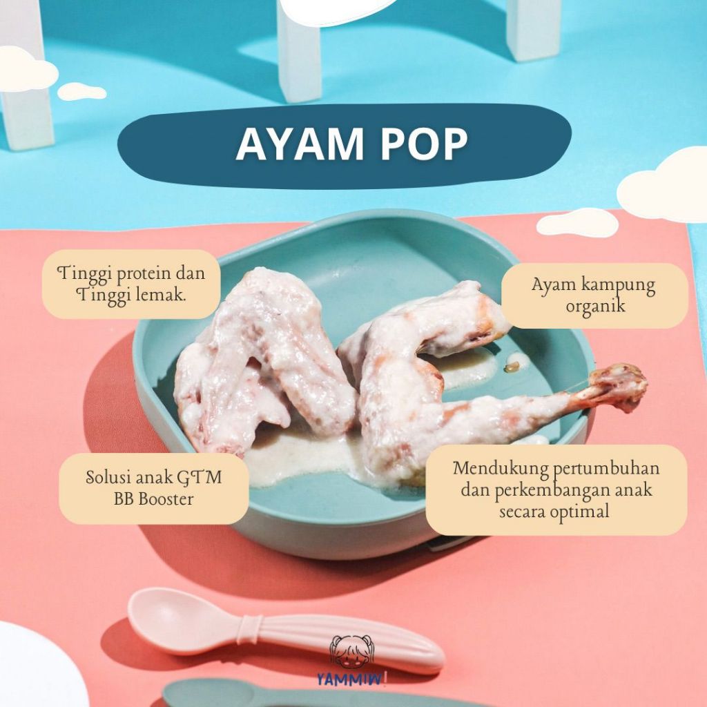 Jual AYAM POP / Ready to Heat MPASI / BB Booster / Makanan Sehat dan ...