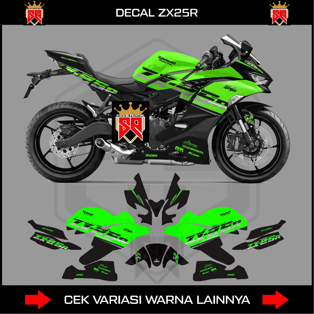 Jual STIKER DECAL FULLBODY NINJA ZX25R/DECAL STICKER KAWASAKI NINJA ZX ...