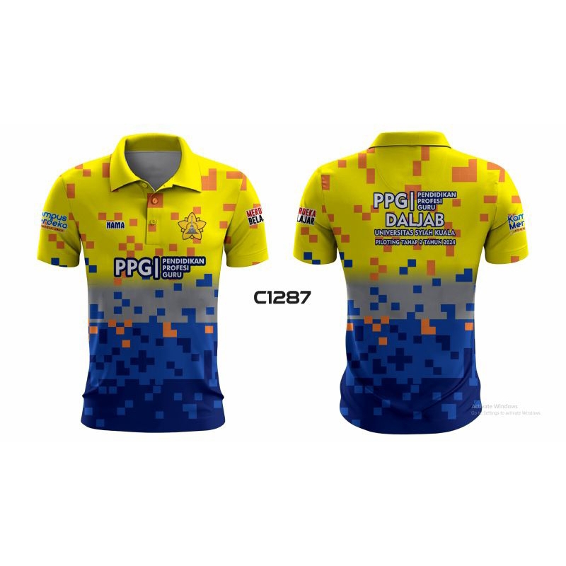 Jual Kaos Jersey Polo / Kerah Wangky PPG / Guru Outdoor/ PKG-PJOK ...