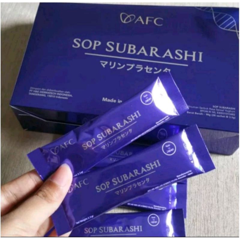 Jual SOP Subarashi Suplemen Original Jepang Box ( Isi 28 Sachet ...