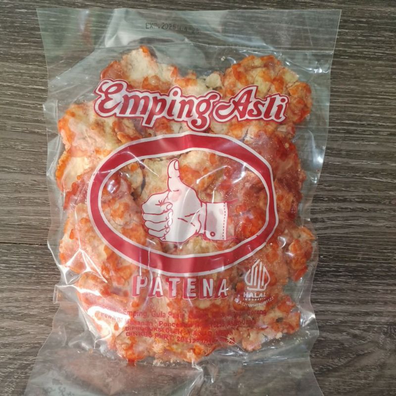Jual Emping Patena Cabe 120gram Asli Medan Jempol / Keripik Pedas ...