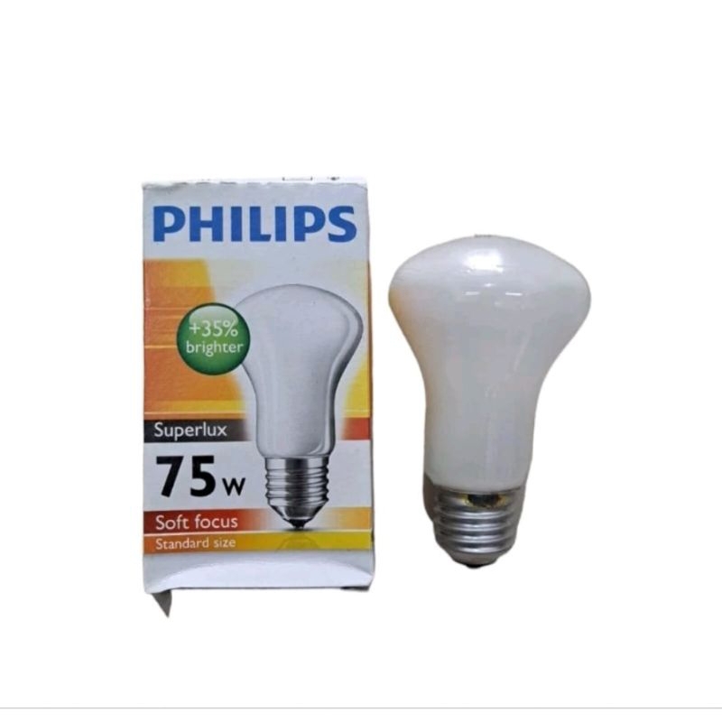 Jual Lampu Philips Superlux 75 Watt | Penghangat Ayam | Cahaya Semu ...