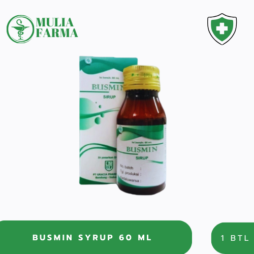 Jual BUSMIN SYRUP 60 ML / VITAMIN KESEHATAN TUBUH / BOTOL | Shopee Indonesia