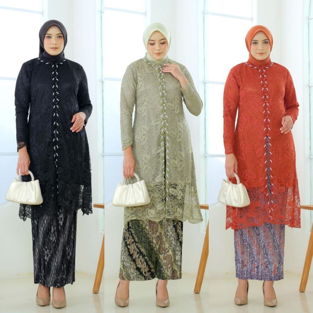 Jual Kebaya Kancing 1000 Model Payet AnEka Pilihan Warna | Shopee Indonesia