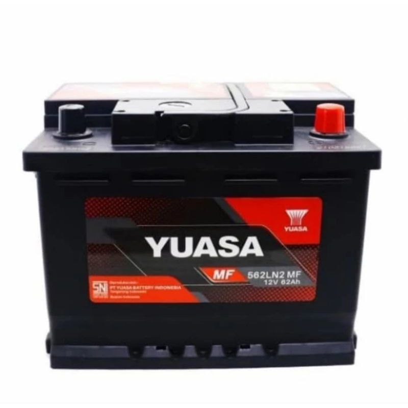 Jual aki kering Yuasa 562LN2 MF 62A Fortuner Innova reborn Innova zenix | Shopee Indonesia