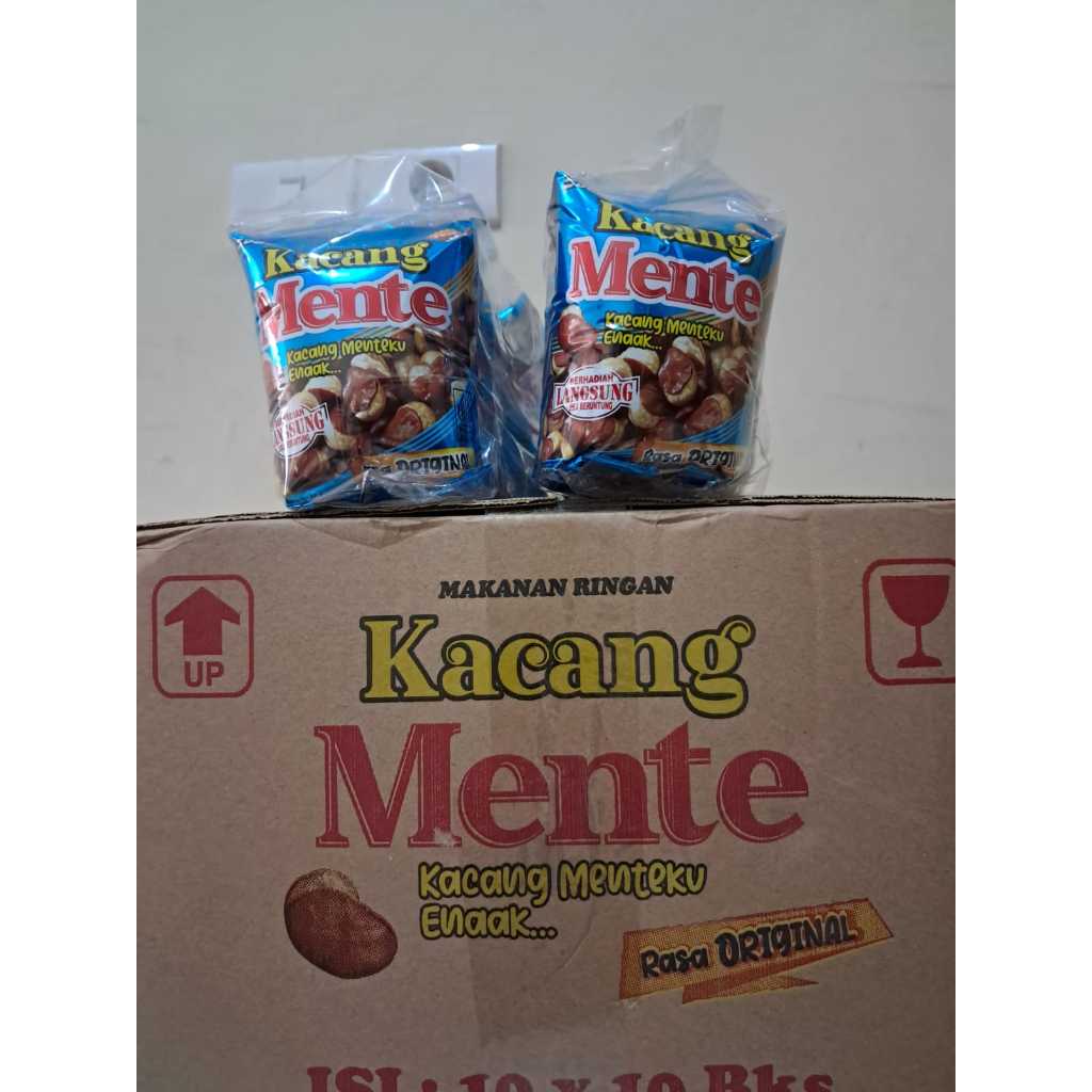Jual JAJANAN KACANG MENTE SNACK KACANG METE 14GR ISI 10 PCS ( SNACK ...