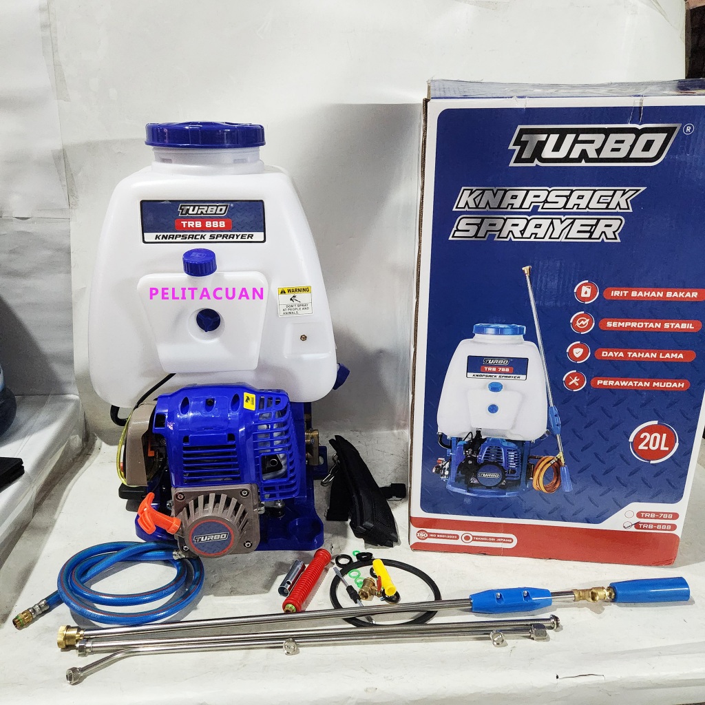 Jual Mesin Pompa Hama Gendong 4 Tak Bensin Semprot Pertanian | Shopee Indonesia