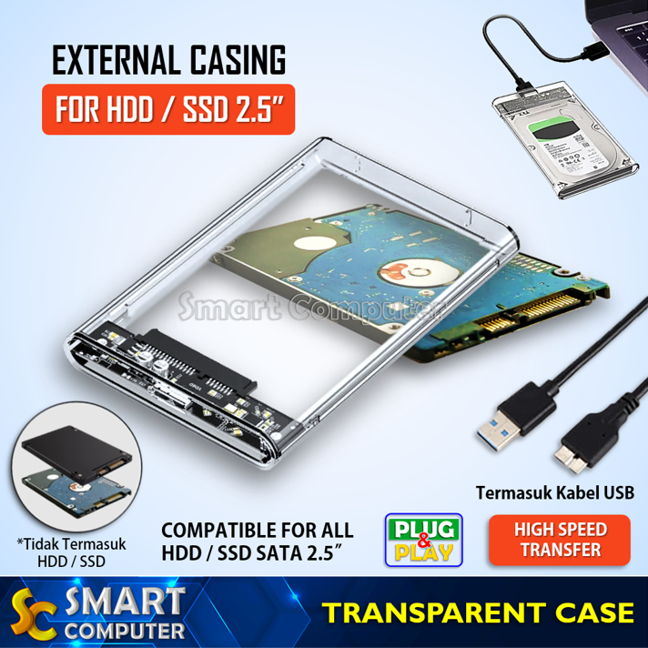 Jual Casing External Hardisk USB 3.0 HDD SSD Sata 2.5" Enclosure Case Eksternal | Shopee Indonesia