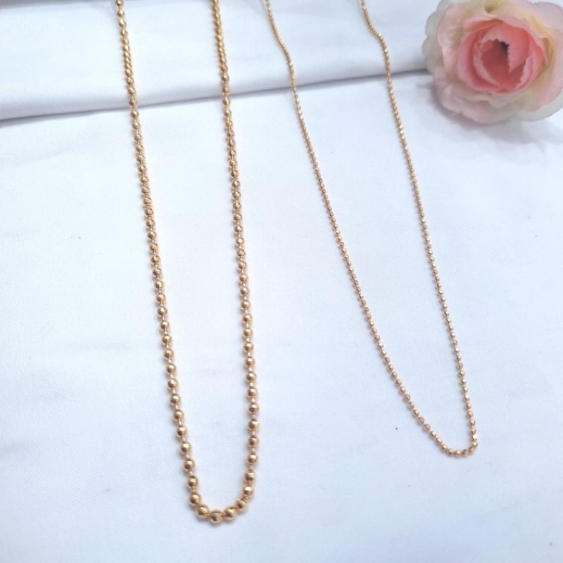 Jual Kalung panjang model merica emas asli kadar 9k | Shopee Indonesia