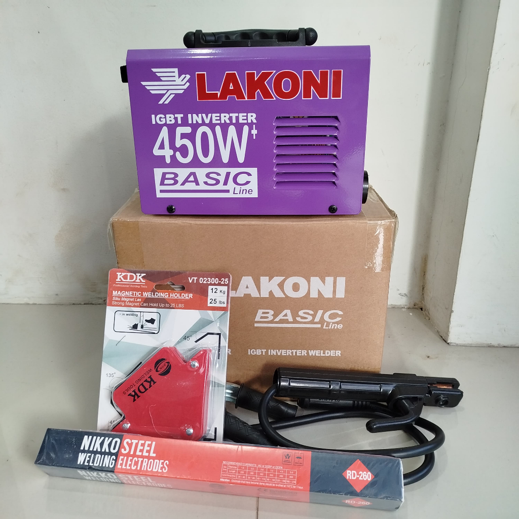 Jual BISA COD!!!PAKET LENGKAP MESIN LAS LAKONI Mesin Las Inverter ...