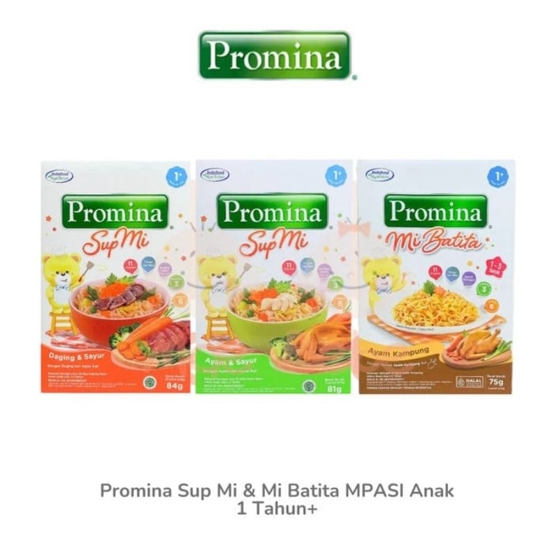 Jual Promina Sup Mi & Mie Goreng 1 tahun + | Shopee Indonesia