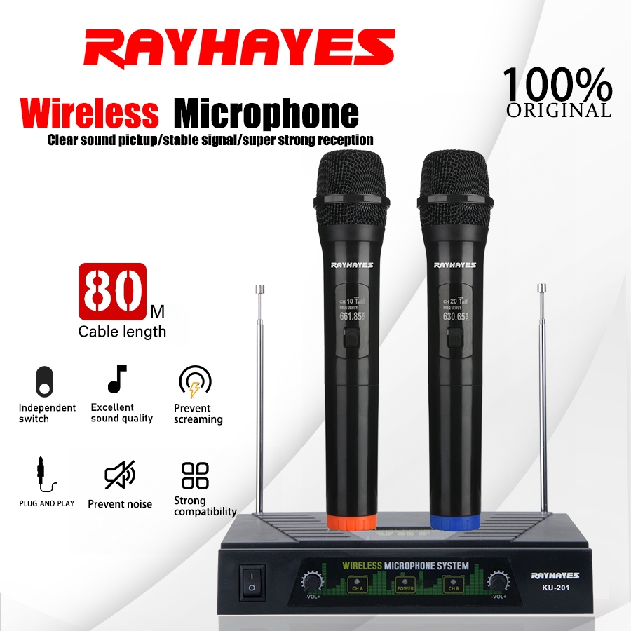 Jual RAYHAYES Microphone Wireless Original Genuine One for Two ...