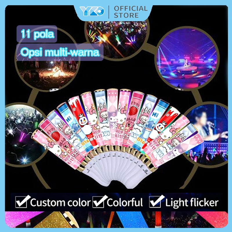 Jual YKO 11 Pola Tongkat Cahaya Natal Stiker Kartun Ukuran Besar dengan ...