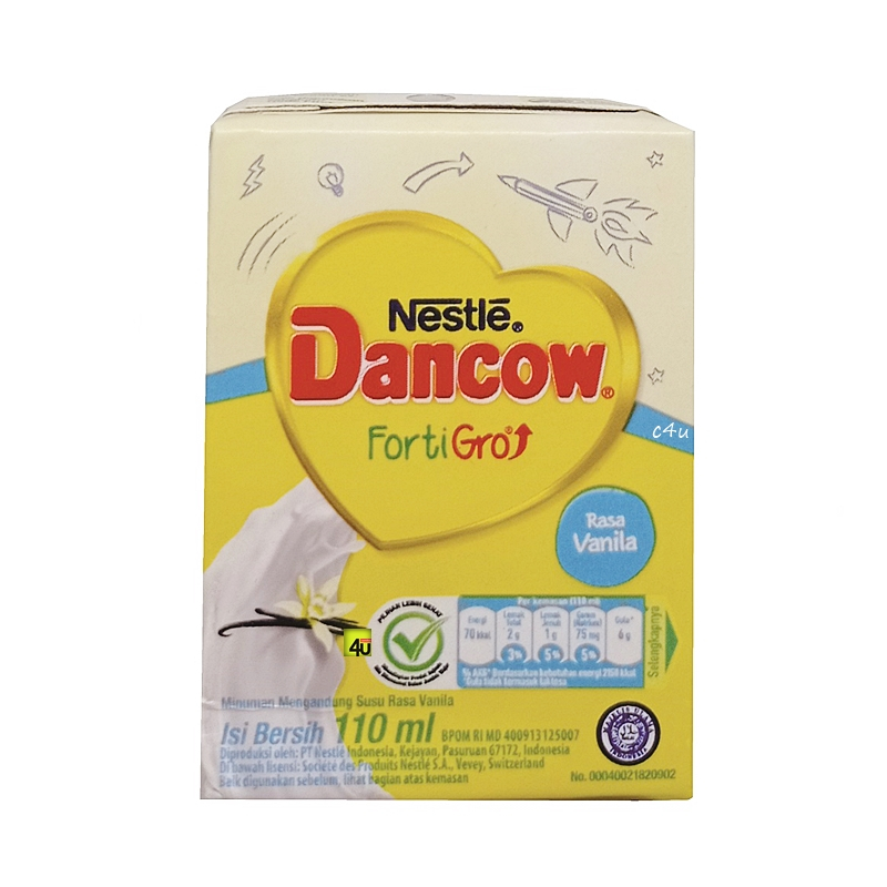 Jual Dancow UHT Plain 110 ml | Shopee Indonesia