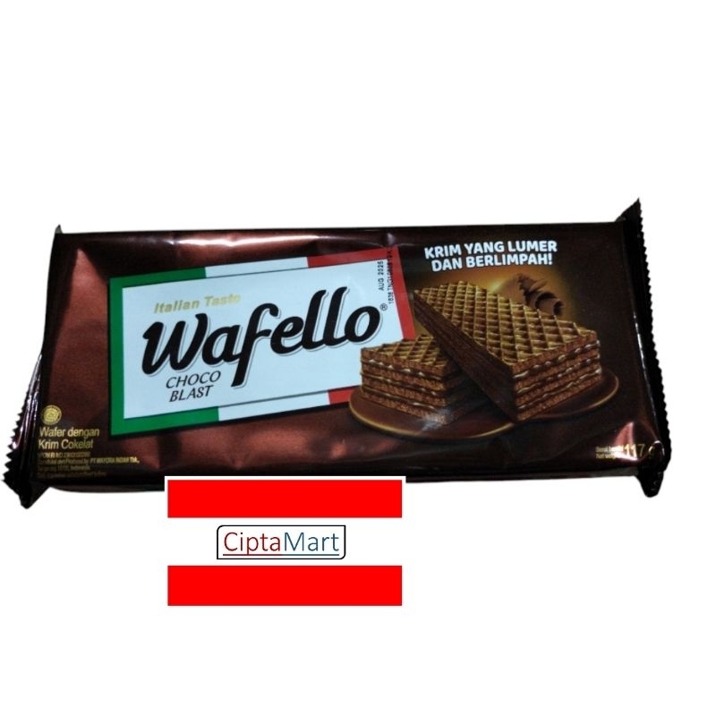 Jual Wafer Wafello Cokelat Choco Blast 117gr | Shopee Indonesia