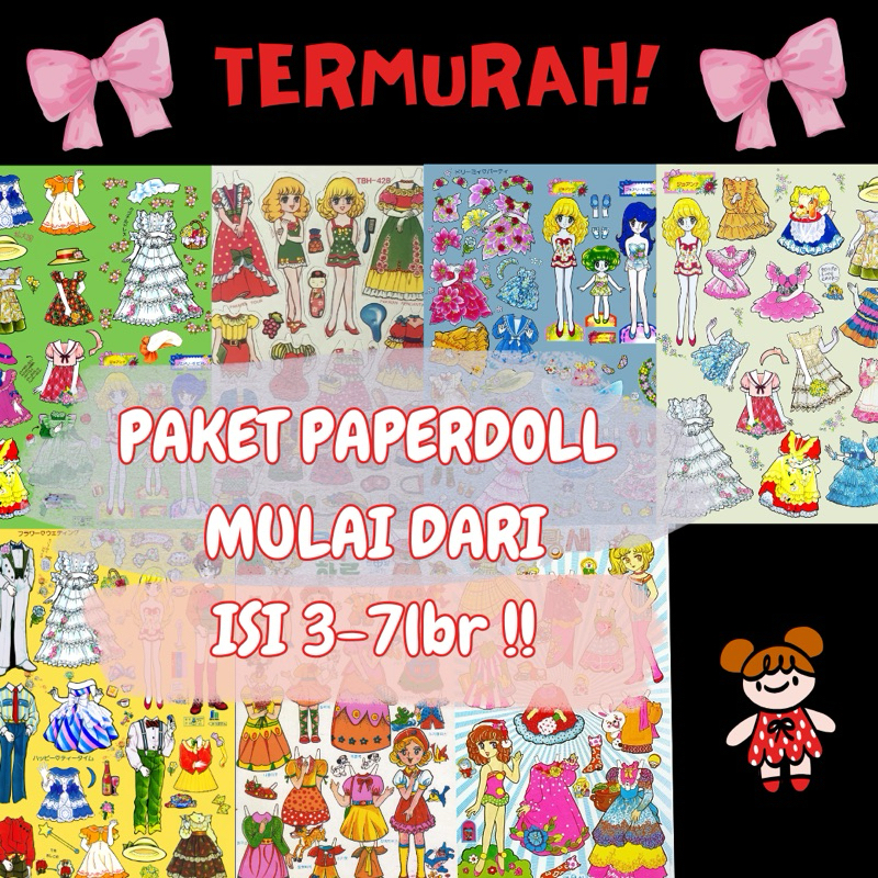 Jual PAPERDOLL PAPER DOLL BEPE BEPEAN MAINAN KERTAS MAINAN ORANG ...