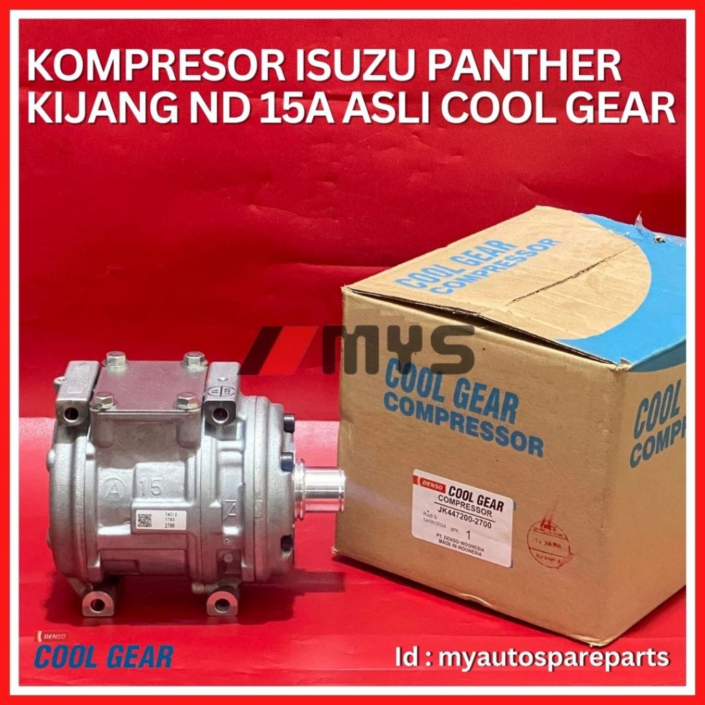 Jual COMPRESSOR AC Mobil TOYOTA Kijang ND 15A KOMPRESOR ASLI DENSO COOL ...